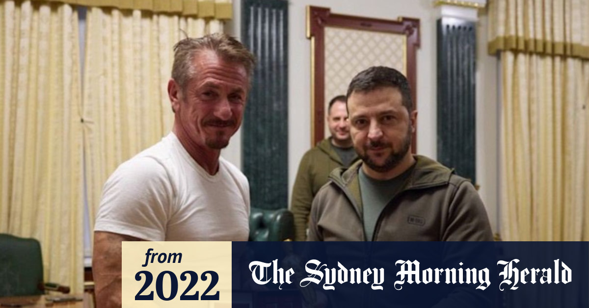 Russia-Ukraine war: Sean Penn visits Volodymyr Zelensky, loans him an Oscar Russia-Ukraine war: Sean Penn visits Volodymyr Zelensky, loans him an Oscar